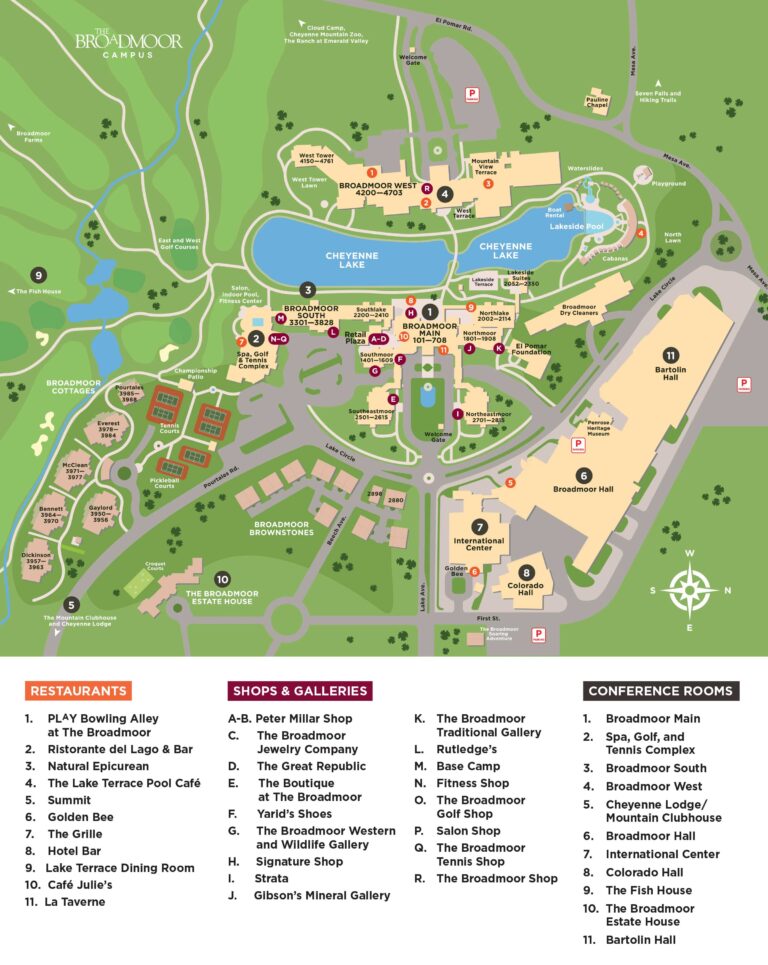 Broadmoor Campus Map - Space Symposium - April 13th - 16th, 2026